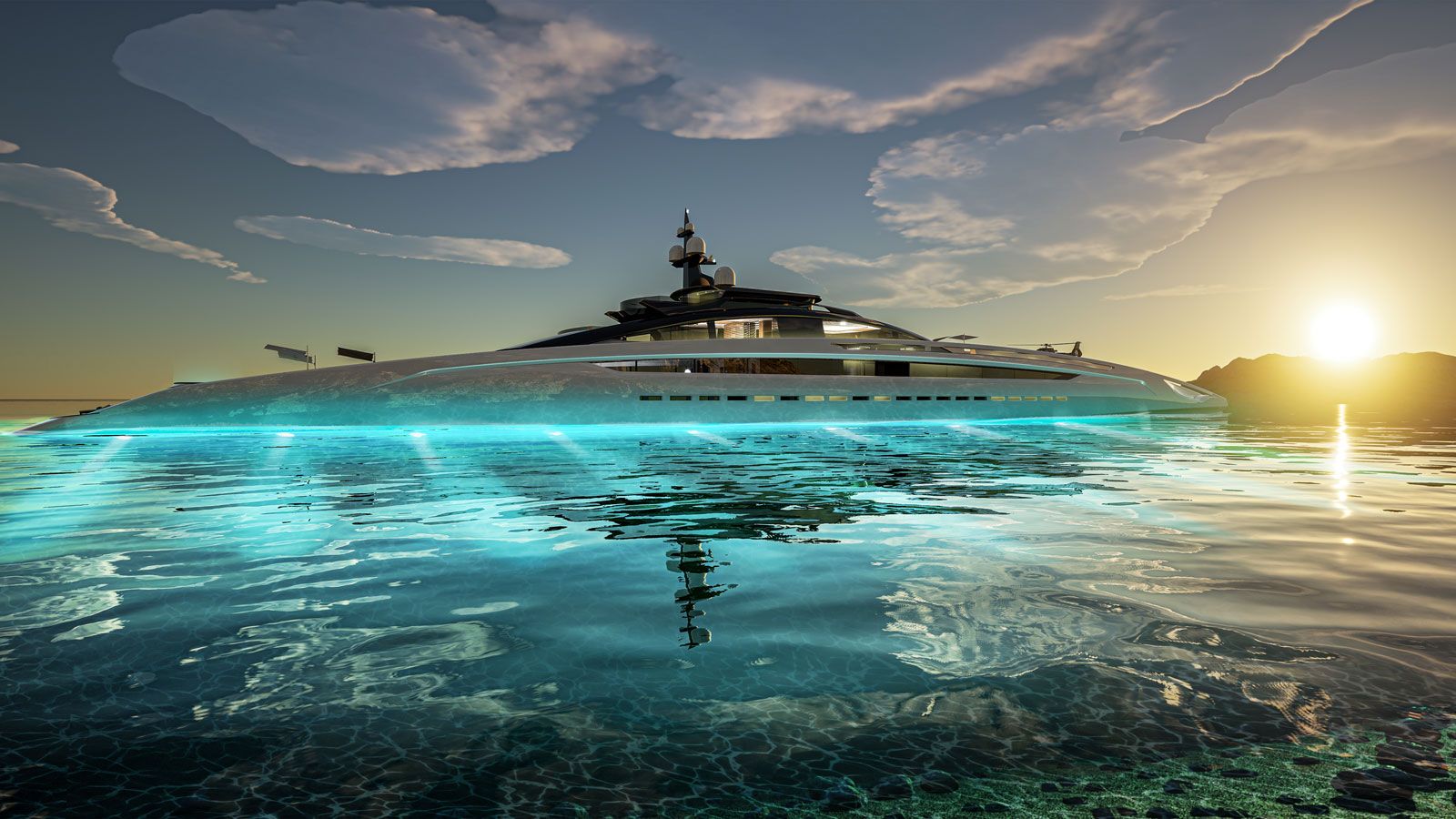 Revealed: Roberto Curtò Design's 135m superyacht concept Project Sunrise